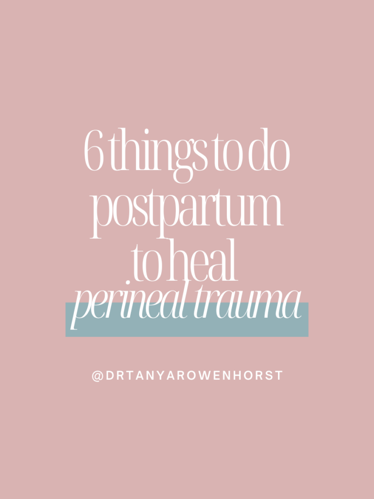 6 things you can do postpartum for healing perineal trauma: | refine-pt.com